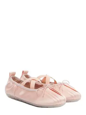 Simone Rocha Ballerina Grip Satin Ballet Flats - Pink