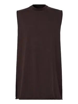 Rick Owens Rick Owens Jumbo Cotton Jersey Tank Top Brown