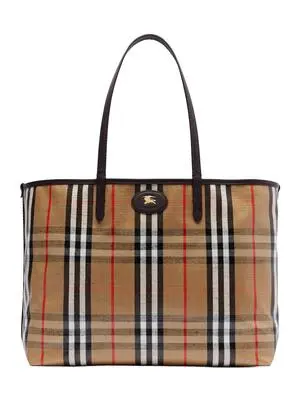 Burberry Highlands Medium Jacquard Tote Bag - Beige
