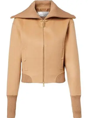 Victoria Beckham Wool And Cashmere Jacket - Beige