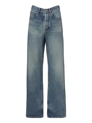 SAINT LAURENT Saint Laurent V-Waist Wide-Leg Jeans