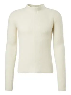 Rick Owens Headon Alpaca And Wool-blend Sweater - White