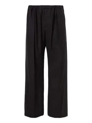 PLAN C Wool Wide-Leg Pants