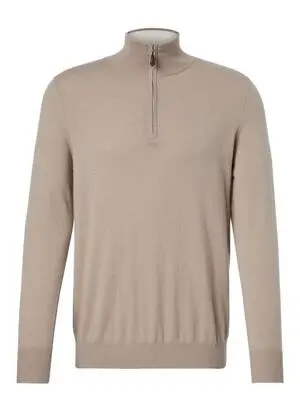 Arch4 Mr. Fenchurch Cashmere Half-zip Sweater - Beige