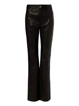 PACO RABANNE Rabanne Leather Flared Pants