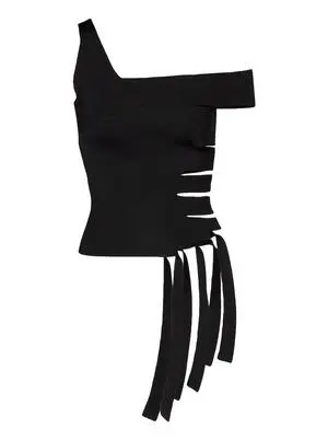 MUGLER Asymmetric Cut-Out Top