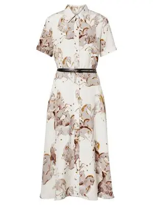 Altuzarra Kiera Printed Silk Shirt Dress - Multicoloured