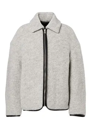 JW Anderson Wool And Cotton-blend Jacket - Grey