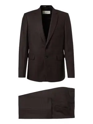 Dries Van Noten Kayne Wool Suit - Brown