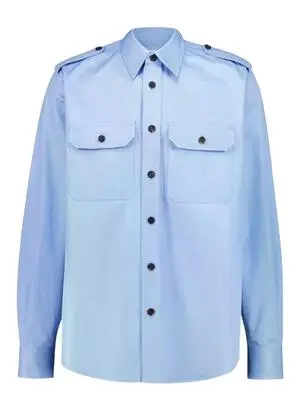 Alexander McQueen Button-up Shirt - Blue