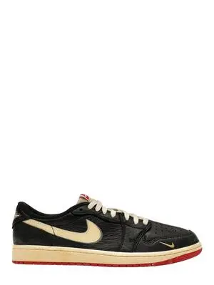 JORDAN 1 Retro Low Og Nigel Sylvester Better With Time Sneakers - Black/muslin/varsity Red