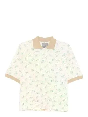 ASHLEY WILLIAMS Bunny-Print Polo Shirt