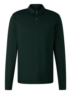 Bogner Timon Polo Long-sleeved Top - Dark Green