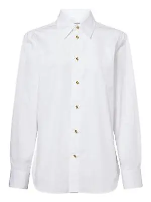 Bottega Veneta Knot Cotton Shirt - White