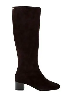 Carvela Cleo Suede Knee-high Boots - Brown