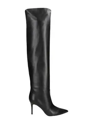 GIANVITO ROSSI Leather Hansen Knee-high Boots - Black