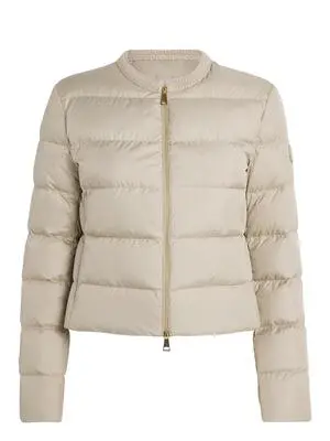 MONCLER Wool-Trim Mauvezin Puffer Jacket