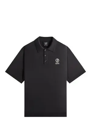Kith X Giorgio Armani Tilden Knit Polo - Black