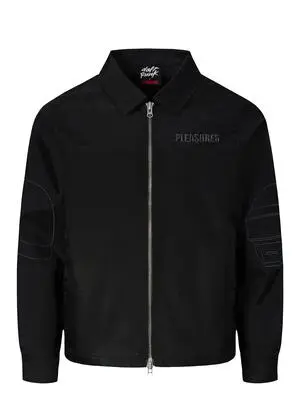PLEASURES Helmets Nylon Work Jacket - Black