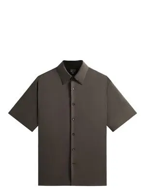 Kith X Giorgio Armani Short Sleeve Button Up 'seam - Green