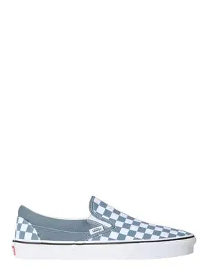 VANS Classic Checkerboard Slip-on Sneakers - Teal