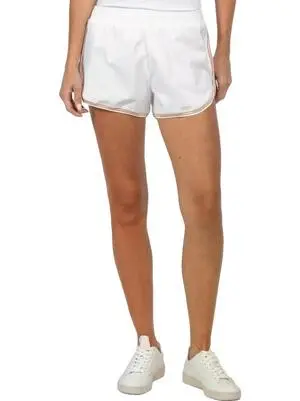 FREEDÉR Side-stripe Shorts - White