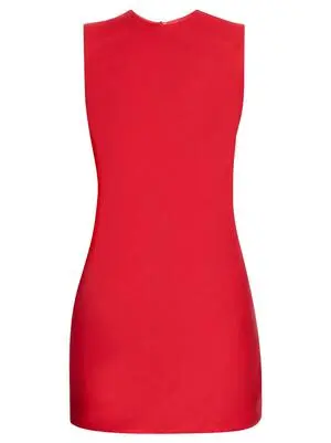 JW Anderson Satin Mini Shift Dress - Red