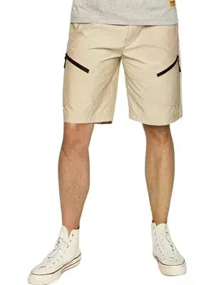 CATERPILLAR Zip-pocket Shorts - Neutrals