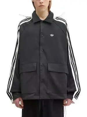 Adidas R3cd Three-stripe Hooded Jacket - Black