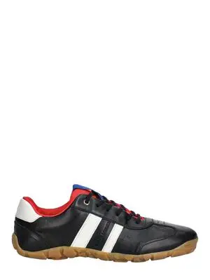 WALES BONNER Leather Stripe Sneakers - Black
