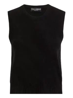 Dolce & Gabbana Sleeveless Top - Black