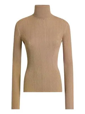 Dolce & Gabbana Ribbed Turtleneck Sweater - Neutrals