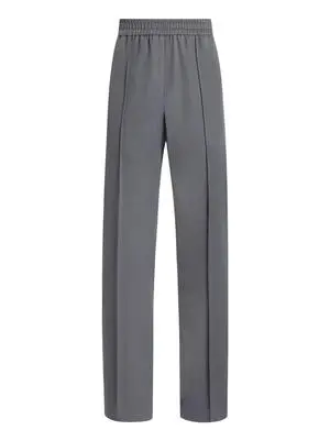Dolce & Gabbana Raised-seam Elastic-waist Trousers - Grey