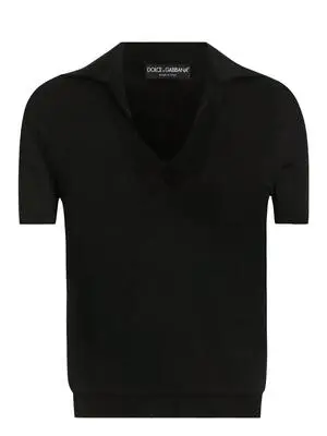 Dolce & Gabbana Cashmere T-shirt - Black