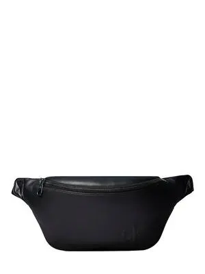 Calvin Klein Embossed Monogram Belt Bag - Black