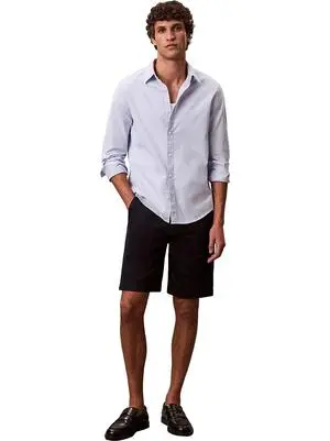 Calvin Klein Refined Stretch Tailored Shorts - Dark Sapphire