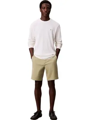 Calvin Klein Refined Stretch Tailored Shorts - Seagrass