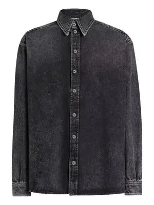 Dolce & Gabbana Washed Denim Shirt - Black