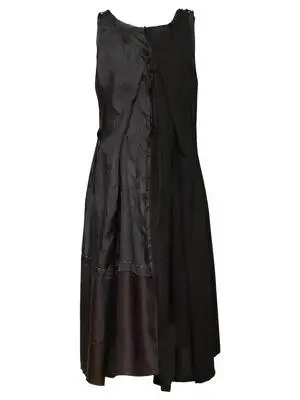 MAISON MARGIELA Virgin-wool Midi Dress - Black