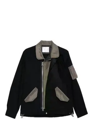 SACAI Oxford Nylon Cotton Jacket