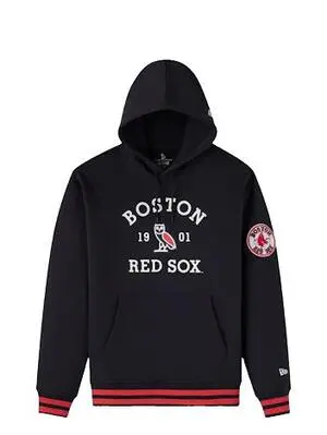 OVO X New Era Mlb Boston Red Sox Hoodie - Navy Blue