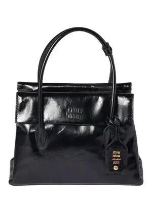 MIU MIU Solitaire Leather Tote Bag