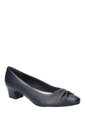 EASY WORKS BY EASY STREET Nell Pump Multiple Widths Available - Navy