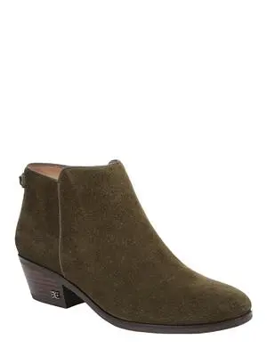 Sam Edelman Petty Leather Bootie Olive Branch