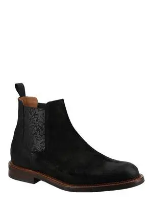 Taft Glen Chelsea Boot Black Suede