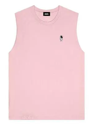 DALIX Astronaut Muscle Tank - Pink