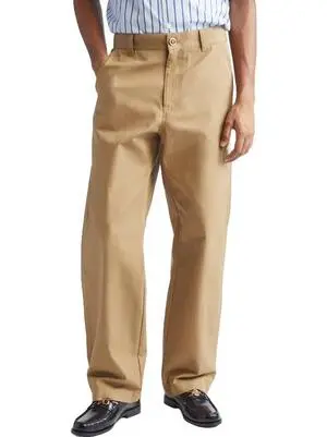 Versace Cotton Canvas Pants - Dark Sand