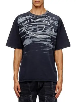 DIESEL® T-boxt-t5 Logo Cotton Graphic T-shirt - Midnight
