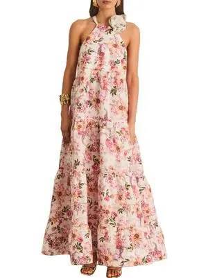 AQUA BLU AUSTRALIA Kerilee Maxi Dress - Pink