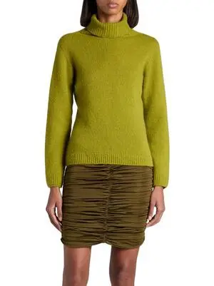 TOM FORD Cashmere & Silk Turtleneck Sweater - Fg300 Acid Green